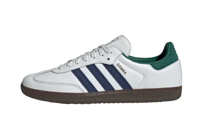 Adidas Samba OG Black White Collegiate Green — retro style – Next Step
