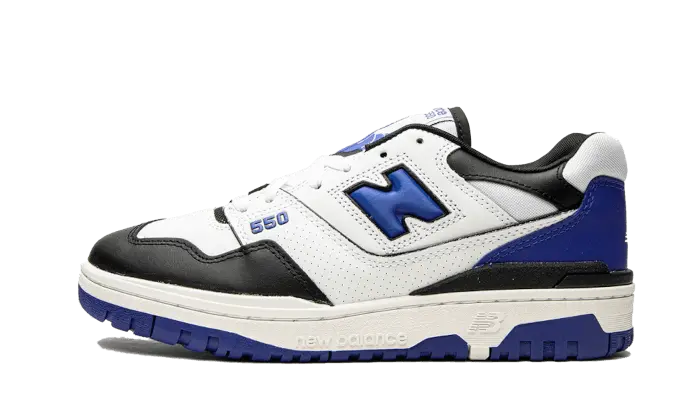 New Balance 550 White Royal Black — Retro style and comfort – Next Step
