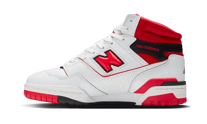 New Balance 650 White Red - Estilo y confort diario – Next Step