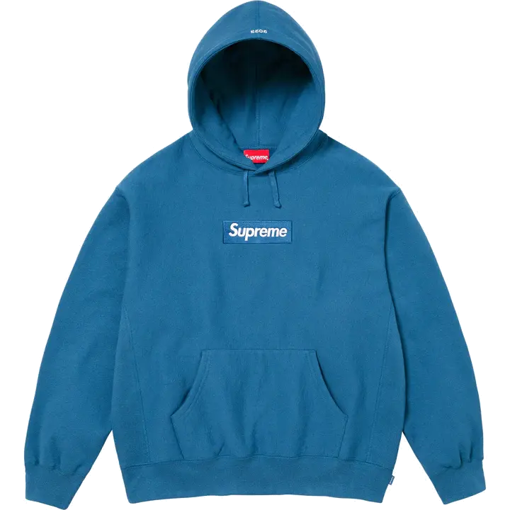Supreme Box Logo Hooded Sweatshirt (FW23) - Blue - Style – Next Step