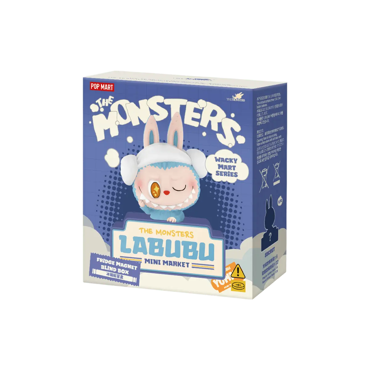 Pop Mart Labubu The Monsters Wacky Mart Series Fridge Magnet Sealed Case (6 Blind Box) – Next Step